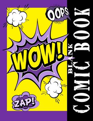 Blank Comic Book for Skydiving Adventures: Blank Comic Panel Book 8.5 X ...