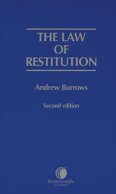 The Law of Restitution by Andrew Burrows: Compare Prices on New & Used ...